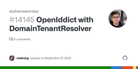 Openiddict With Domaintenantresolver · Issue 14145 · Abpframeworkabp