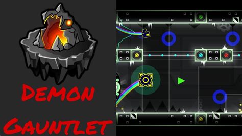 Demon Gauntlet Completed All Levels And All Coins Geometry Dash 22
