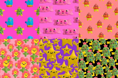 Plasticine Christmas Illustrations Behance