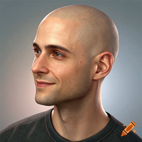 Eyebrows Bald Head Light