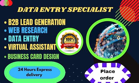 Do Data Entry Web Research Excel Data Entry B2b Lead Generation By