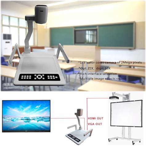 22x optics high quality visual presenter portable desktop document page