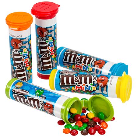 Mandms Minis Tubes 24ct Mini Candies Mandm Minis