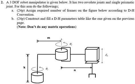 [get answer] 2 a 3 dof robot manipulator is given below it has two