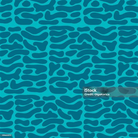 추상적인 이음새가 없는 무늬 파란 색깔 직물 디자인 및 포장을 위한 밝은 포화된 반점 얼룩 얼룩 0명에 대한 스톡 벡터 아트 및 기타 이미지 Istock
