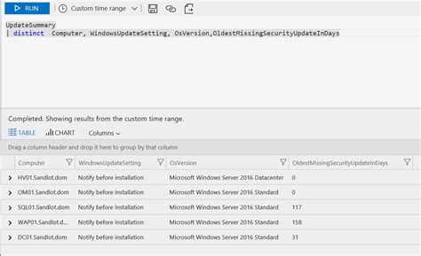 Using Azure Log Analytics Distinct Operator Cloud Systems Management