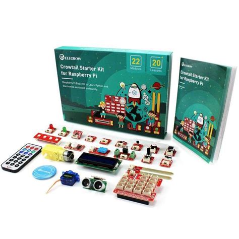Crowtail Starter Kit For Raspberry Pi Er Ser0001p