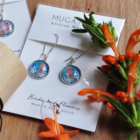 Hoopoo Long Glass Dangles Muga Muga Handmades