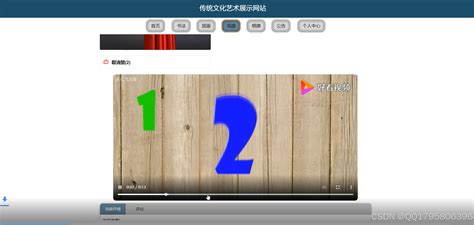 基于springbootvue传统文化艺术展示网站含万字文档lw Csdn博客