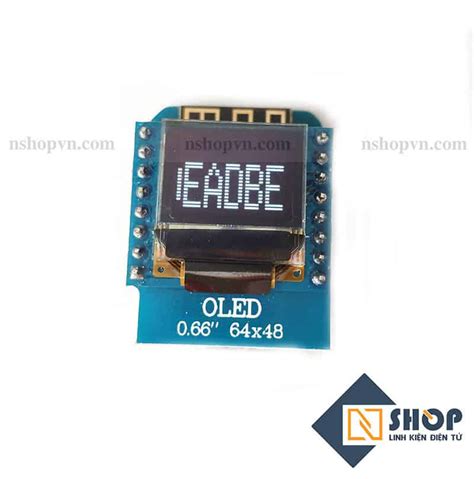 Esp8266 Nodemcu Lua D1 Mini Oled Shield Nshop