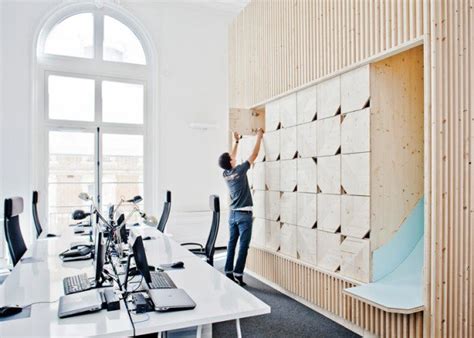 Wooden Meeting Rooms By Estelle Vincent Include A Slide