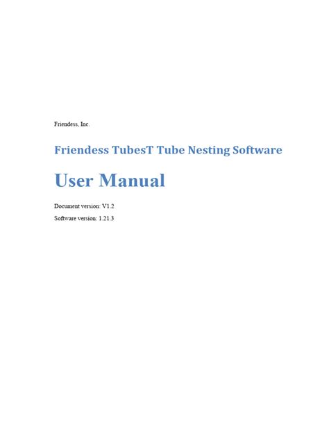 tubest user manual v1 2 2 pdf