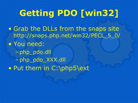 Introducing Php Data Objects Ppt