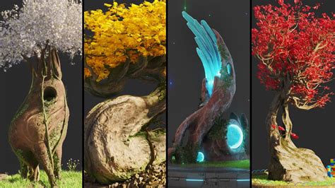 stylized trees with speedtree and 3ds max youtube