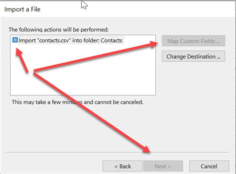 Cannot Import Csv File Into Outlook 365 Contacts Microsoft Qanda