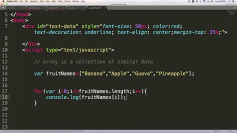 Arrays Client Side Scripting Using Javascript New Tutorials 2018 Part 7 Youtube