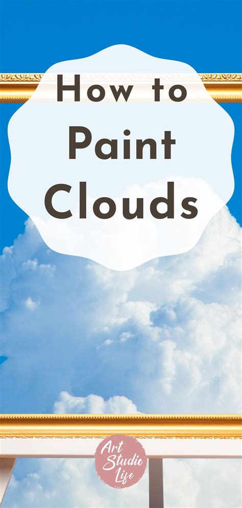Learn How To Paint Clouds Step By Step Cloud Painting Canvas Art Painting Learn To Paint