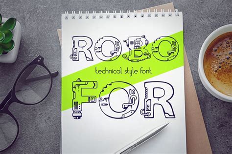 60 Best Free And Premium Robot Fonts 2020 Hyperpix