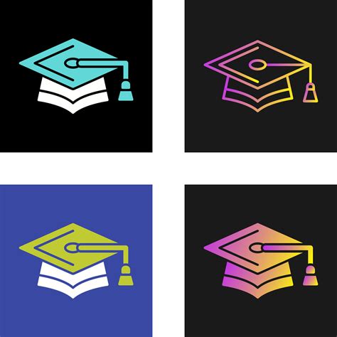 Education Cap Vector Icon 26681337 Vector Art At Vecteezy
