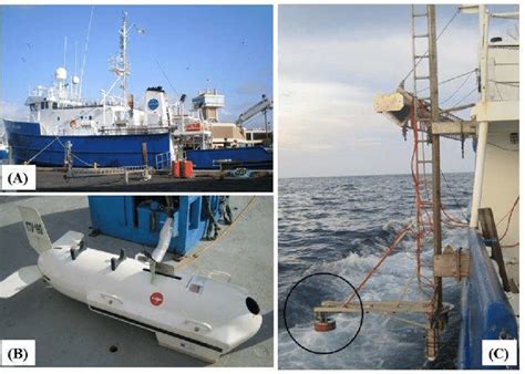 A Rv Pelican At Lumcon S Facility B Towed Benthos Datasonics