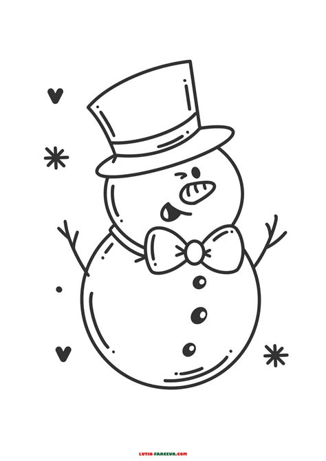 Bonhomme De Neige A Colorier Bonhomme De Neige Et Globe De Neige
