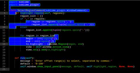 Sublimetext Sublime Text 3 Character Offset Highlighting By Numeral