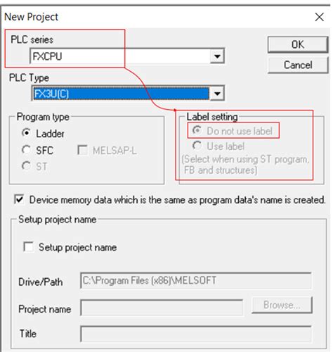GX Developer Adding Global Labels To Variables My Mitsubishi Support