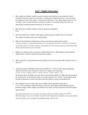 AP CSP Study Guide Unit Google Docs Pdf Unit Digital Information How Would You