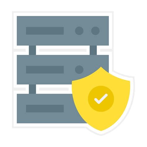 Premium Vector Database Security Flat Illustration