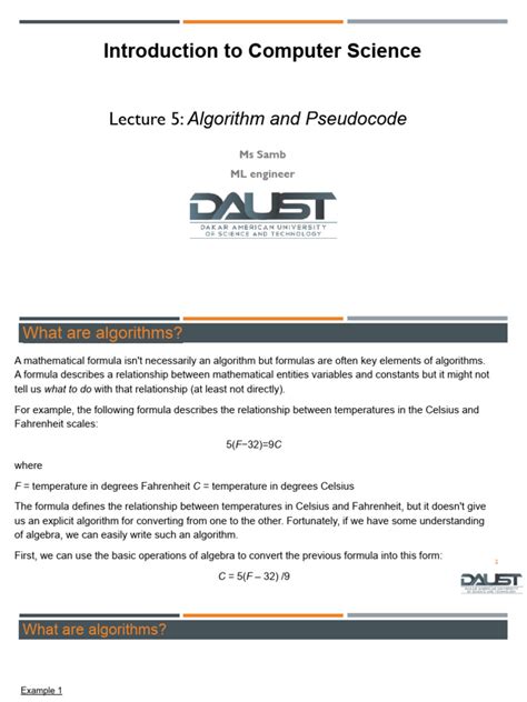 Algorithmupdatedslides 1 Pdf Algorithms Iteration