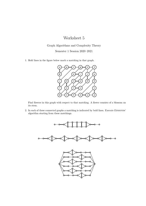 ws5 lecturer haiko muller worksheet 5 graph algorithms and