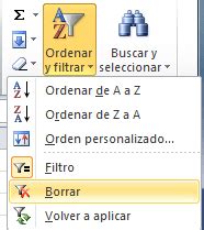 Filtrar Registros De Una Tabla Excel Total
