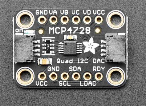 Arduino Adafruit MCP4728 I2C Quad DAC Adafruit Learning System