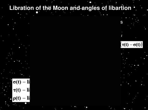 Ppt Coordinate Systems On The Moon And The Physical Libration Powerpoint Presentation Id 279930