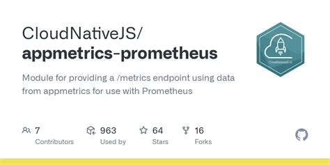 GitHub CloudNativeJS Appmetrics Prometheus Module For Providing A Metrics Endpoint Using