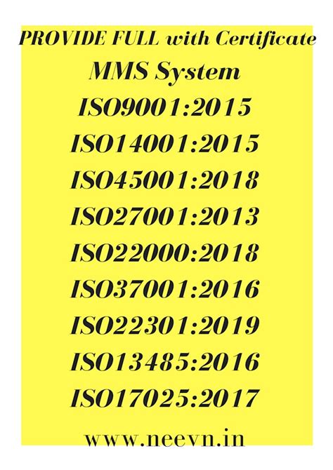 Iso 9001 Certificate Documentation Implementation By Neevinternation Fiverr