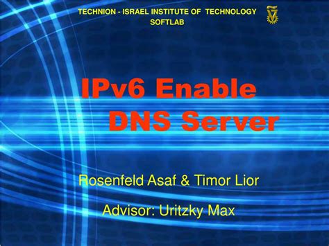 Ppt Ipv6 Enable Dns Server Powerpoint Presentation Free Download Id 552350
