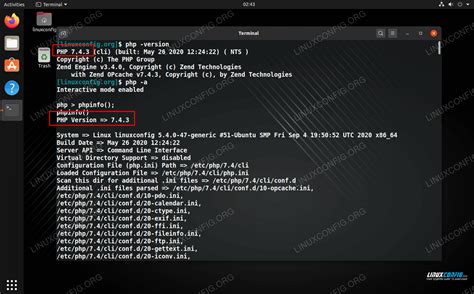 How To Check PHP Version On Ubuntu LinuxConfig Org
