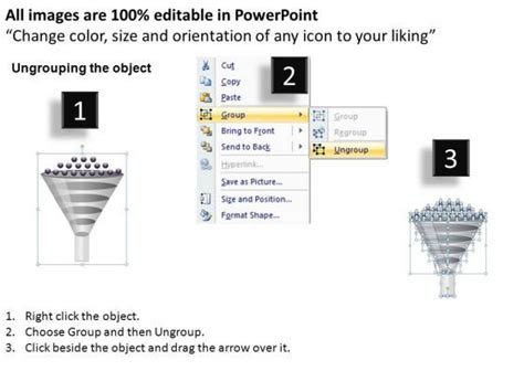 PowerPoint Process Download Funnel Diagram Ppt Template