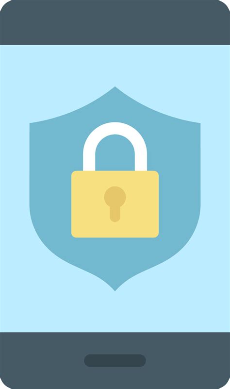 secure device icon vector image suitable for mobile apps web apps and
