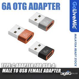 Bigbig Studio Lighting Equipment Malaysia Golivemic A Otg Adapter Type C Adapter For Usb A