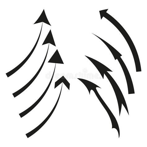 Ascending Vs Descending Numbers Counting And Sorting Outline Diagram Stock Vector