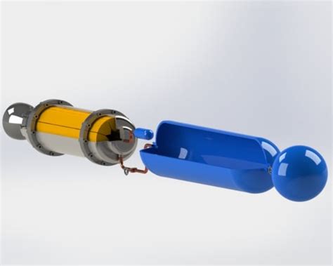 A Concept For A Hybrid Rocket Motor I Made Using 3d Modelling R