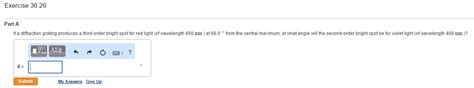 Solved If A Diffraction Grating Produces A Third Order Chegg