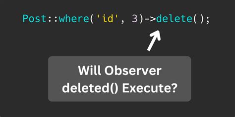 Reminder Eloquent Observers Are Not Fired For Mass Update Or Mass Delete