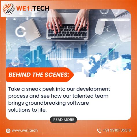 we1 tech it service provider on linkedin behindthescenes softwaredevelopment