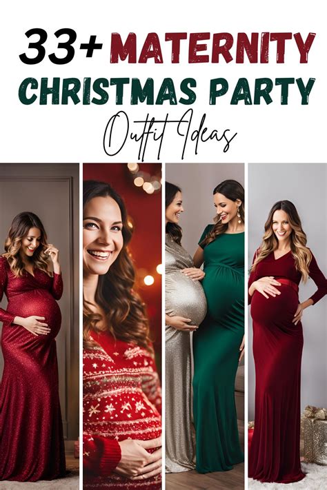 33 Maternity Christmas Party Outfit Ideas To Rock This Holiday