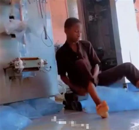 Young Boy Celebrated For Speedily Packaging Purewater Bags