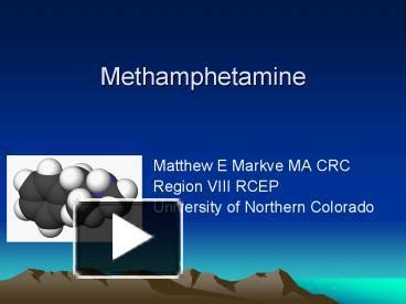 PPT Methamphetamine PowerPoint Presentation Free To View Id 5698f ZDc1Z