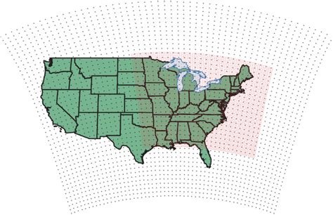 Outer Computational Domain 108 Km Grid Spacing Green And Inner Download Scientific Diagram